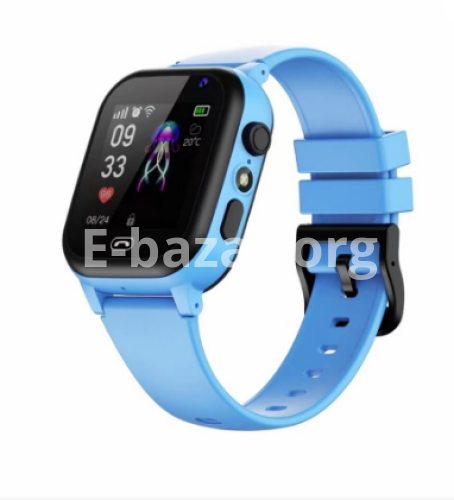 SIM Supported Kids Smart Watch (Smart2023 C005) – Blue Color - E-Bazar.org